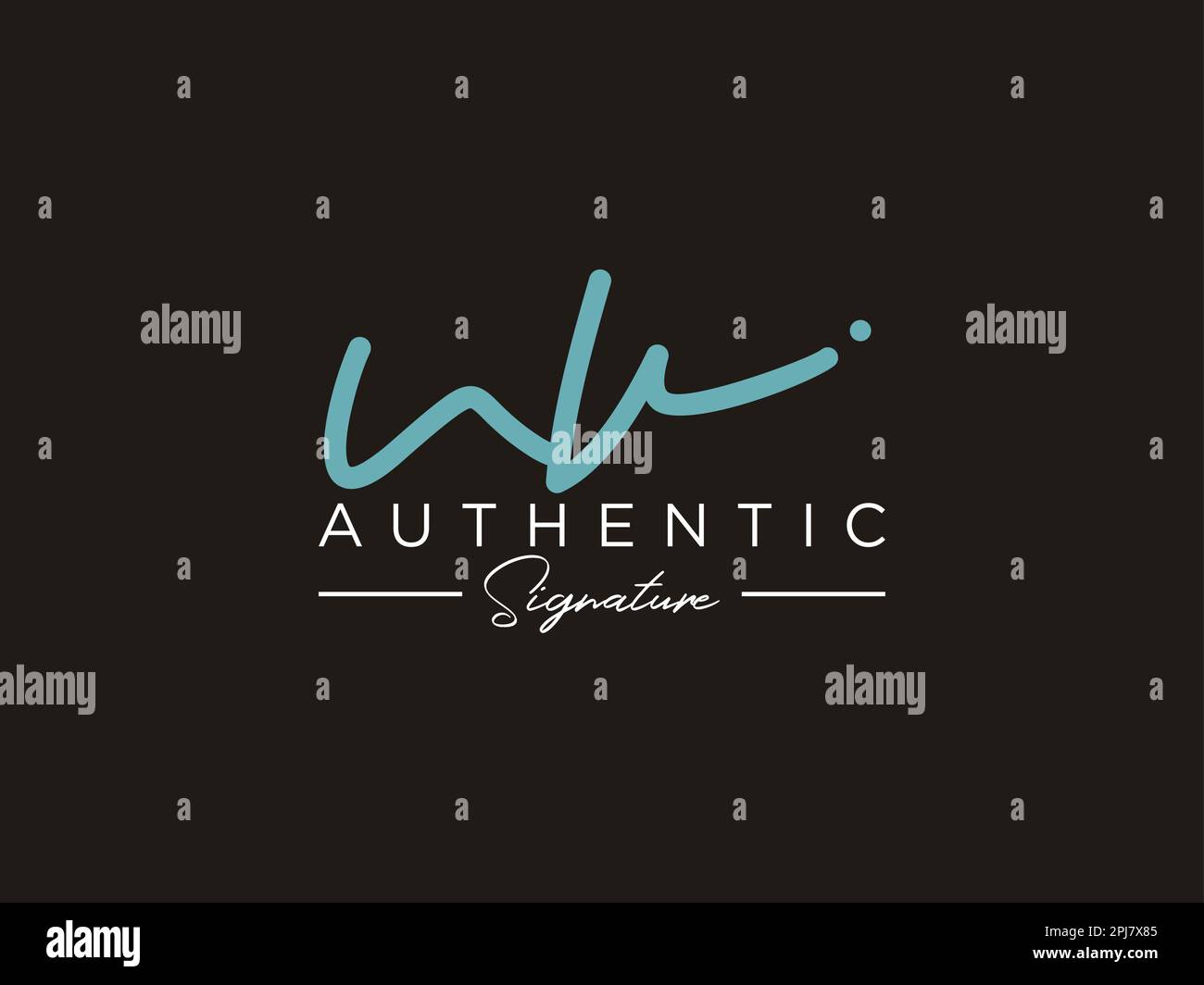 UV Signature Logo Template Vector Stock Vector Image & Art - Alamy