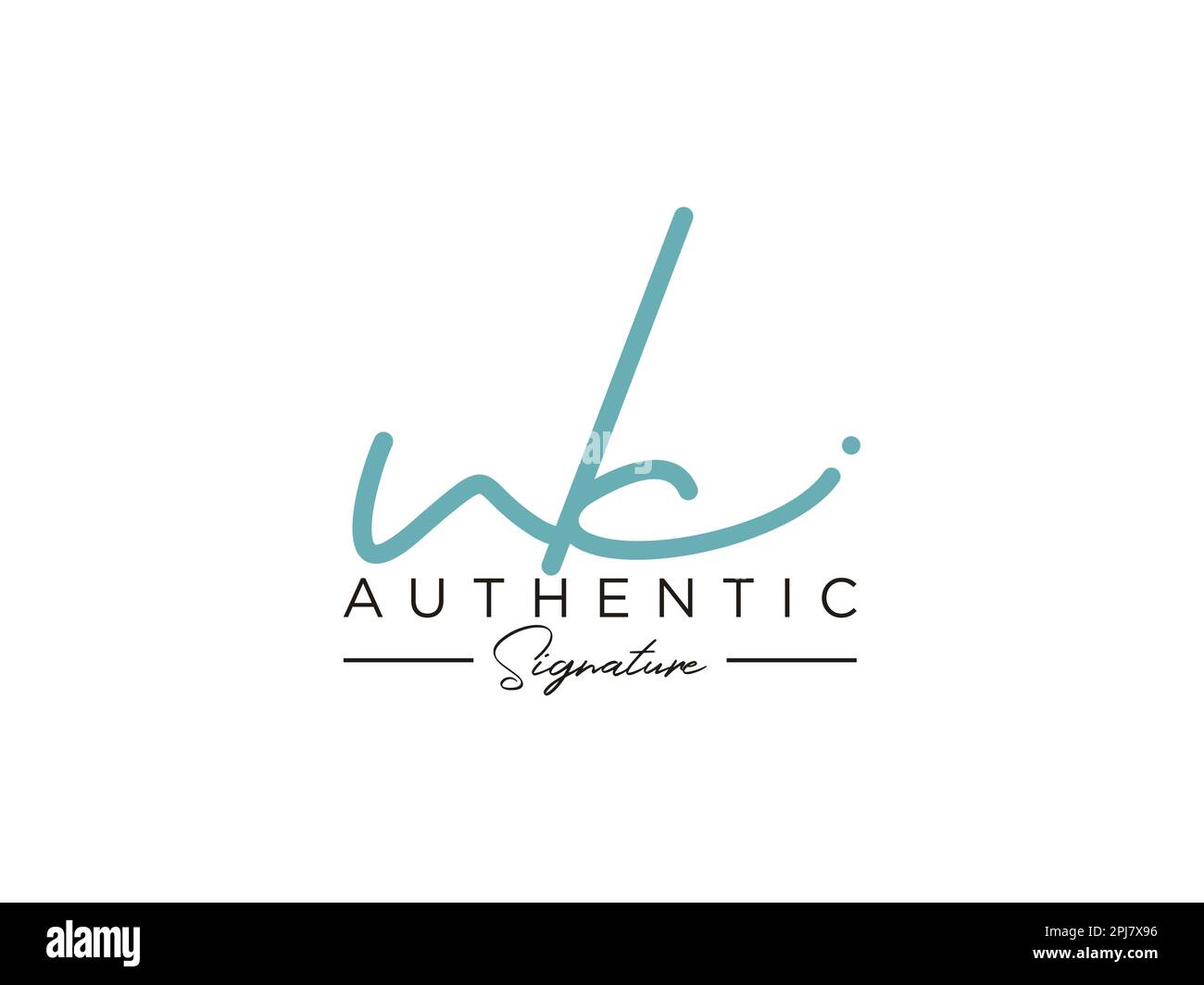 UK Signature Logo Template Vector Stock Vector Image & Art - Alamy