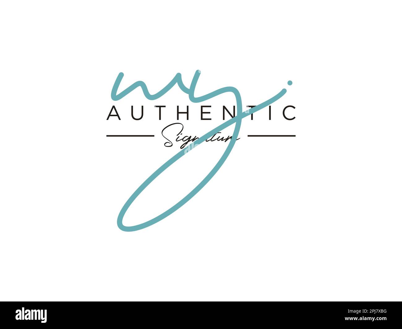 WY Signature Logo Template Vector Stock Vector Image & Art - Alamy