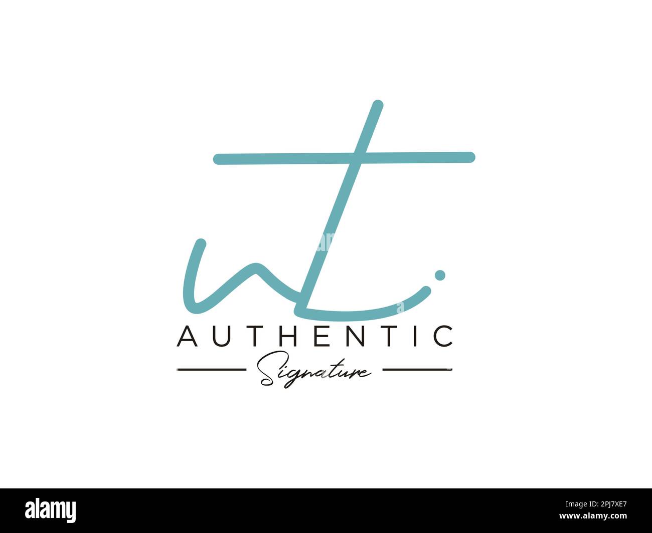 UT Signature Logo Template Vector Stock Vector Image & Art - Alamy