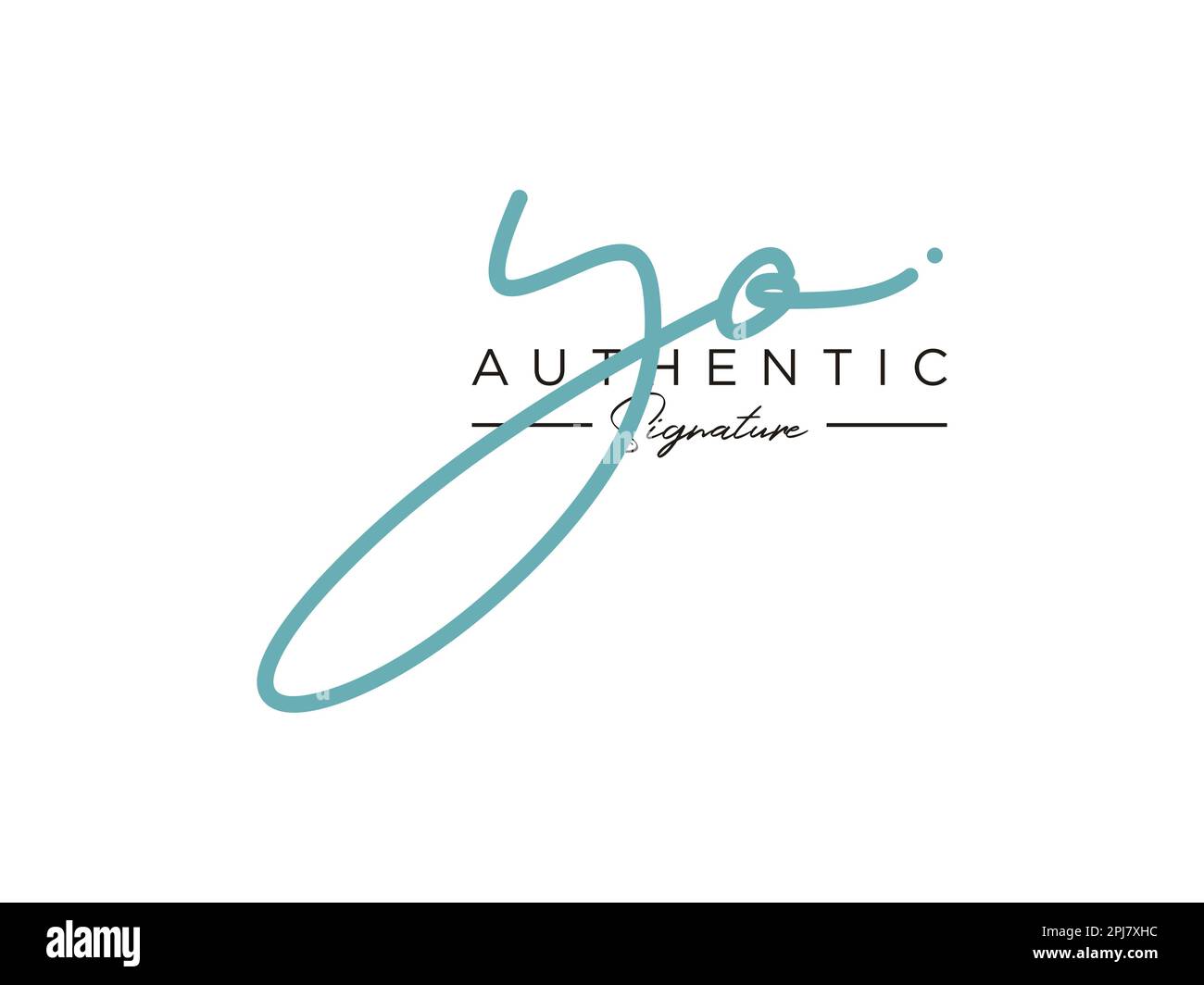 YO Signature Logo Template Vector Stock Vector Image & Art - Alamy