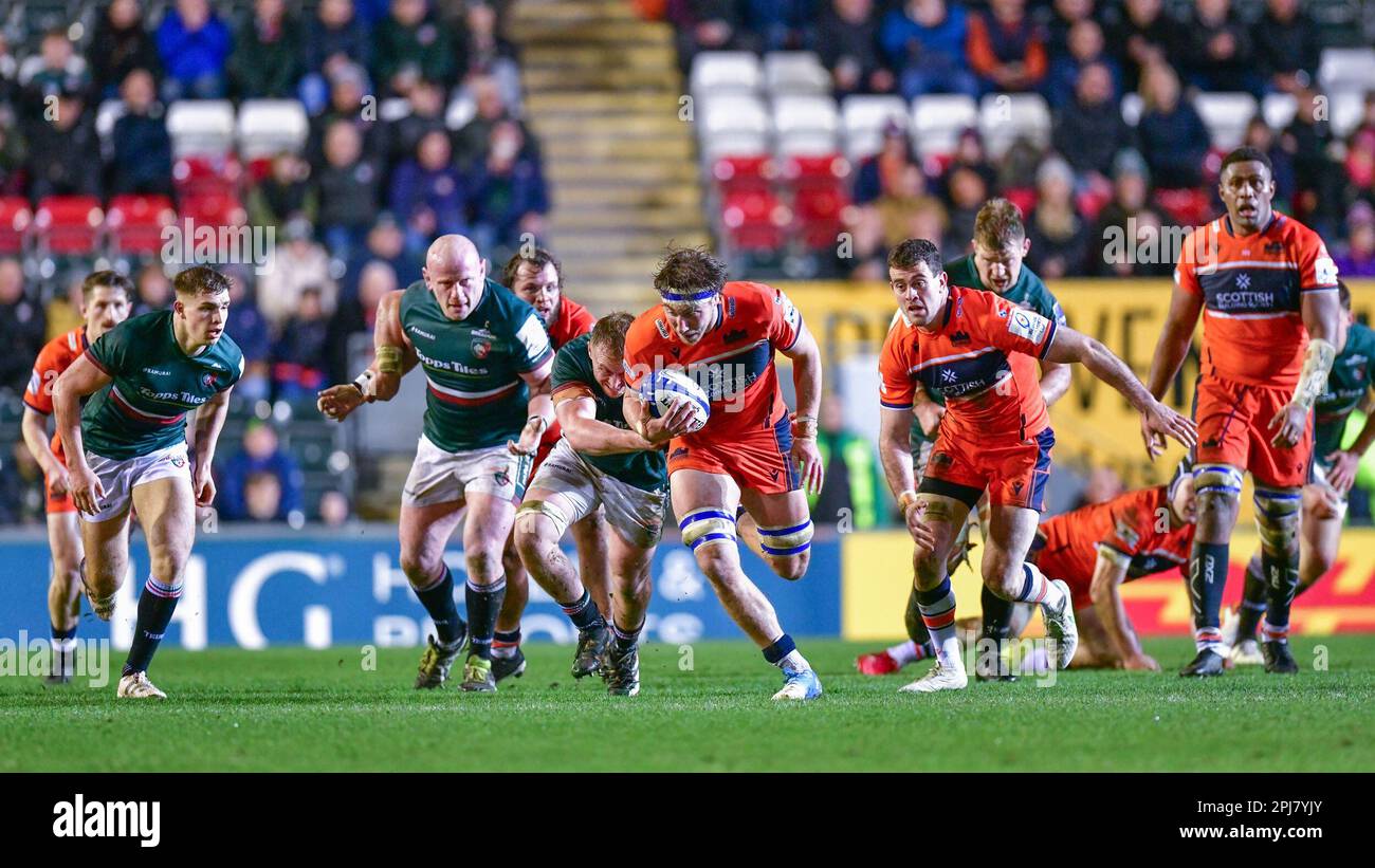Leicester Tigers Rugby v Edinburgh Rugby Team at the Mattioli Stadium ...