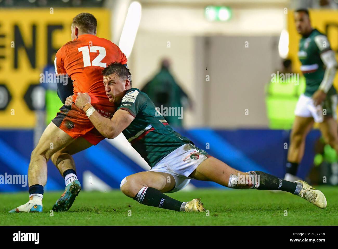 Leicester Tigers Rugby v Edinburgh Rugby Team at the Mattioli Stadium ...