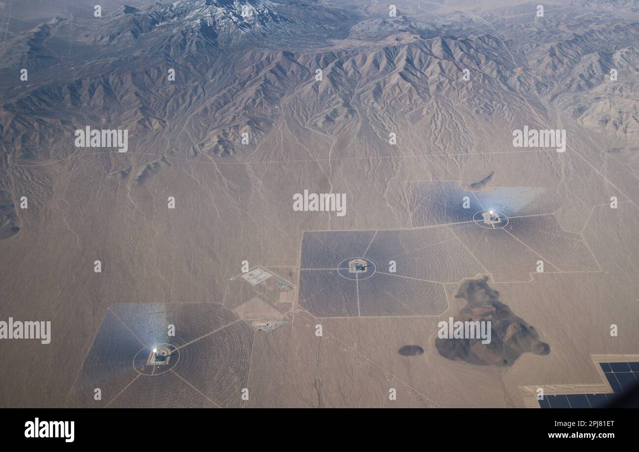 Large field solar panels surrounded hi-res stock photography and images ...