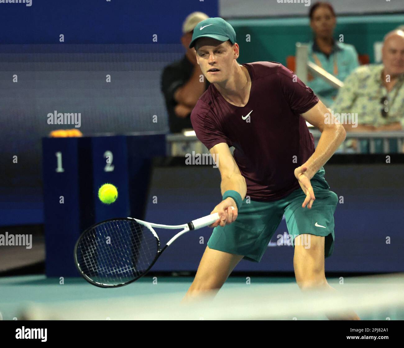 Miami Gardens, United States. 31st Mar, 2023. No.10 Jannik Sinner from ...