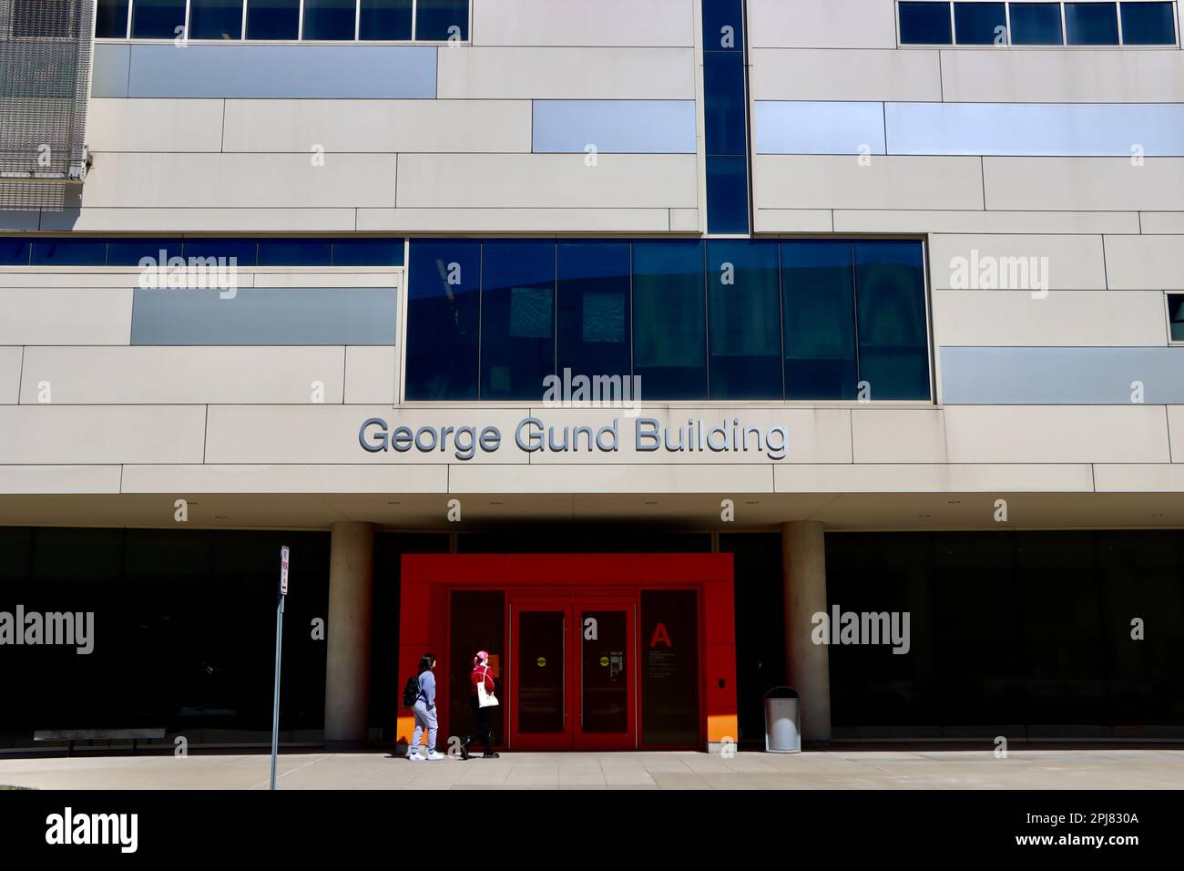 The George Gund building of Cleveland Institute of Art in Ohio Stock ...