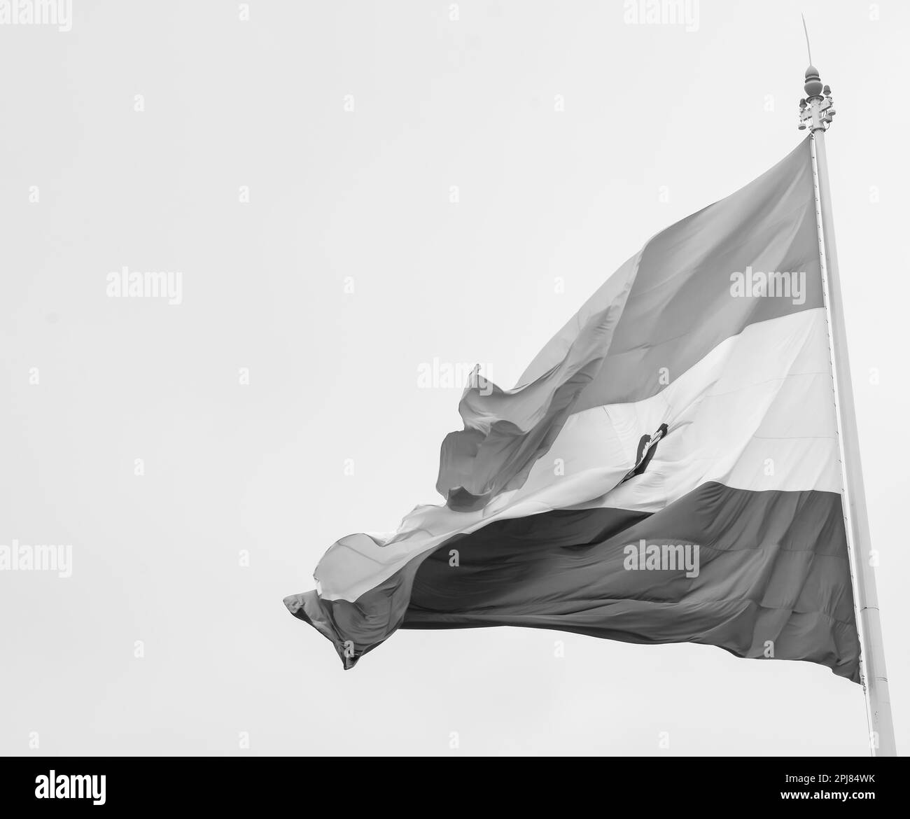 India flag flying high at Connaught Place with pride in blue sky, India ...