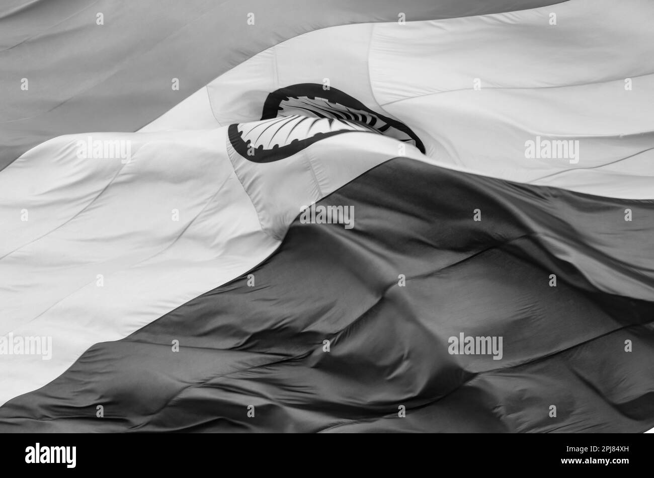 India flag flying high at Connaught Place with pride in blue sky, India ...