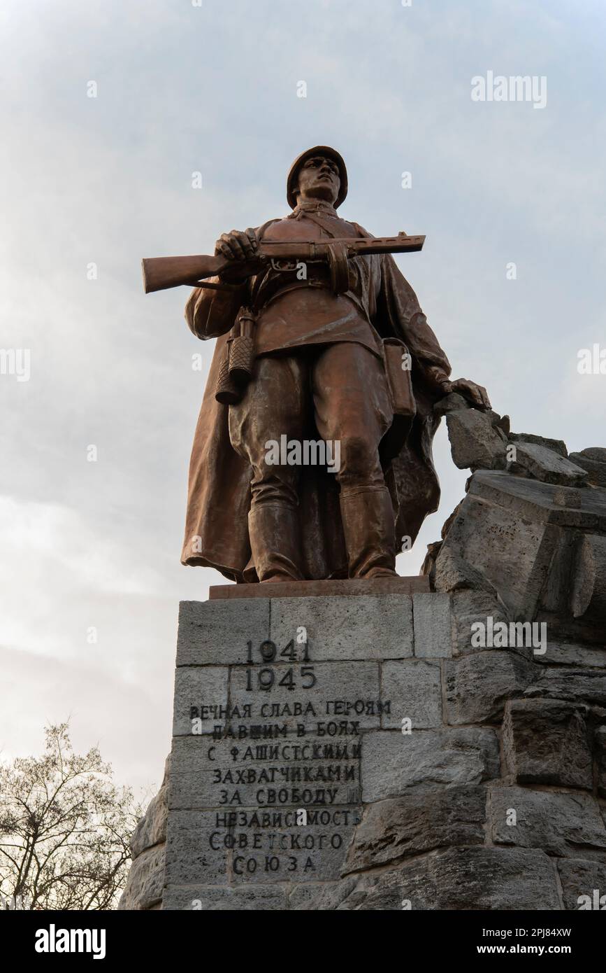 Seelow Heights Memorial at Seelow, Germany Stock Photo - Alamy