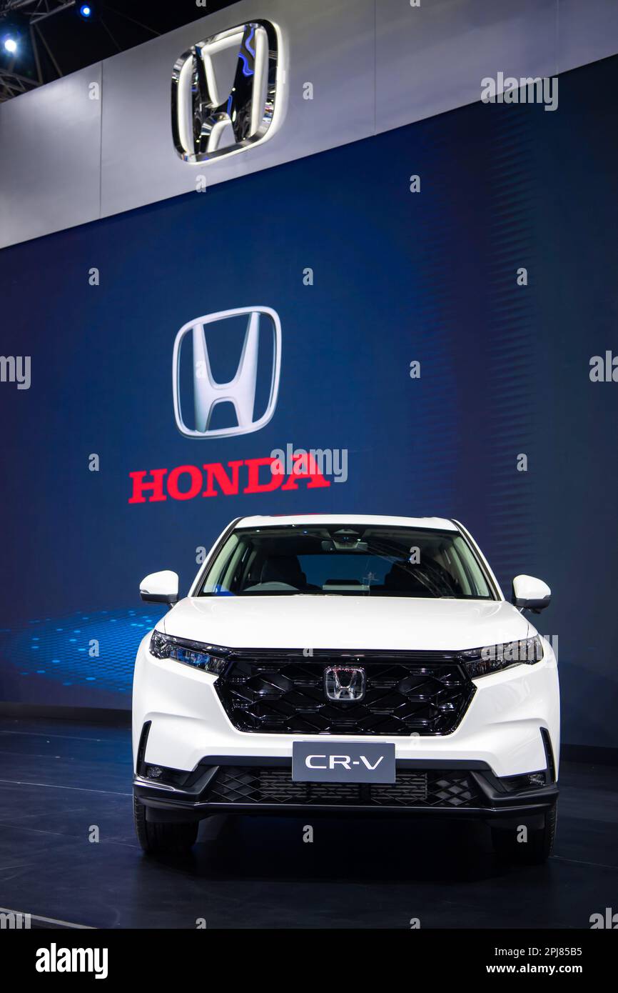 Honda CRV on display at Bangkok International Motor Show 2023 on March ...