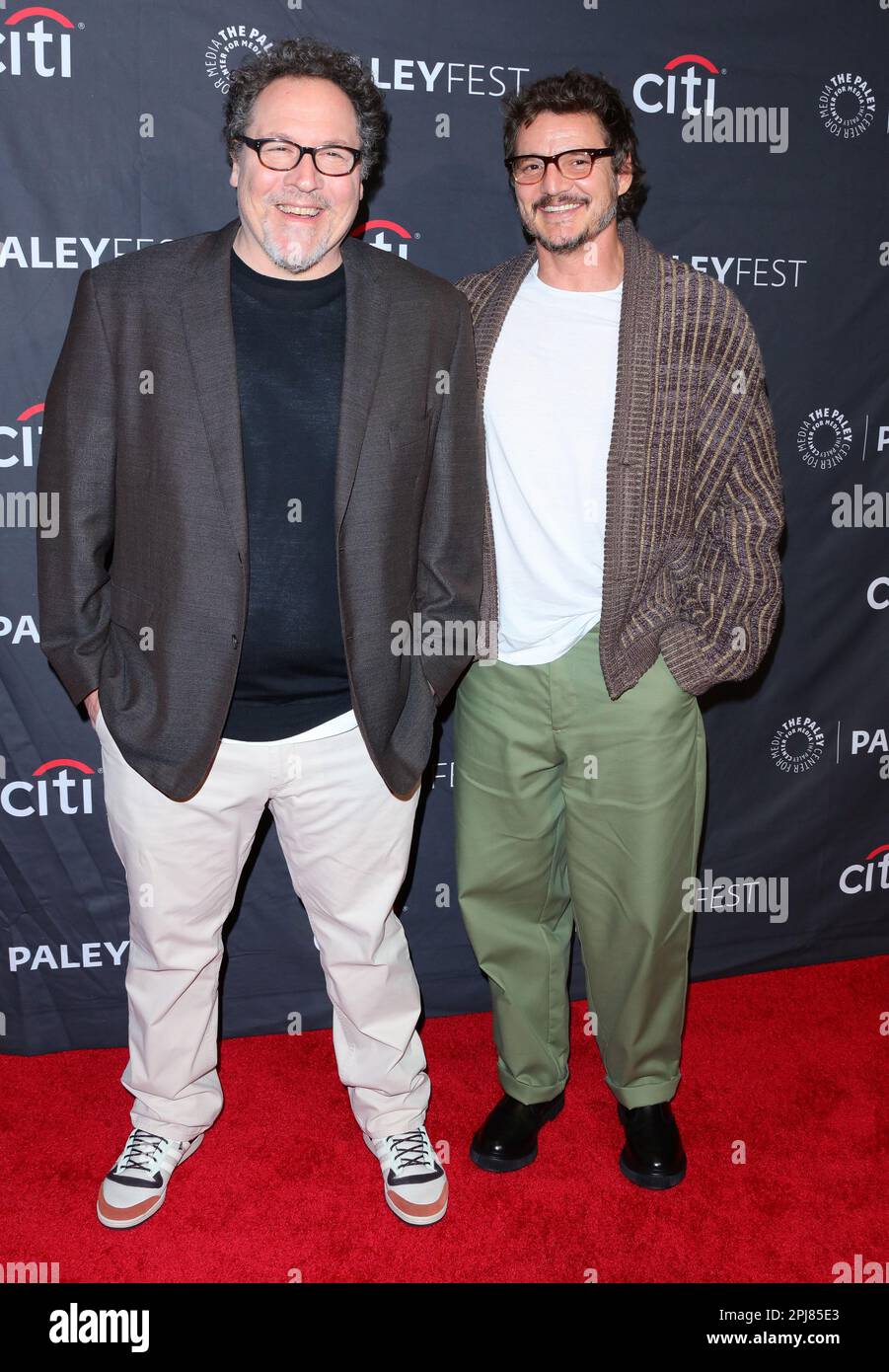 Hollywood, USA. 31st Mar, 2023. Jon Favreau, Pedro Pascal arrives at ...