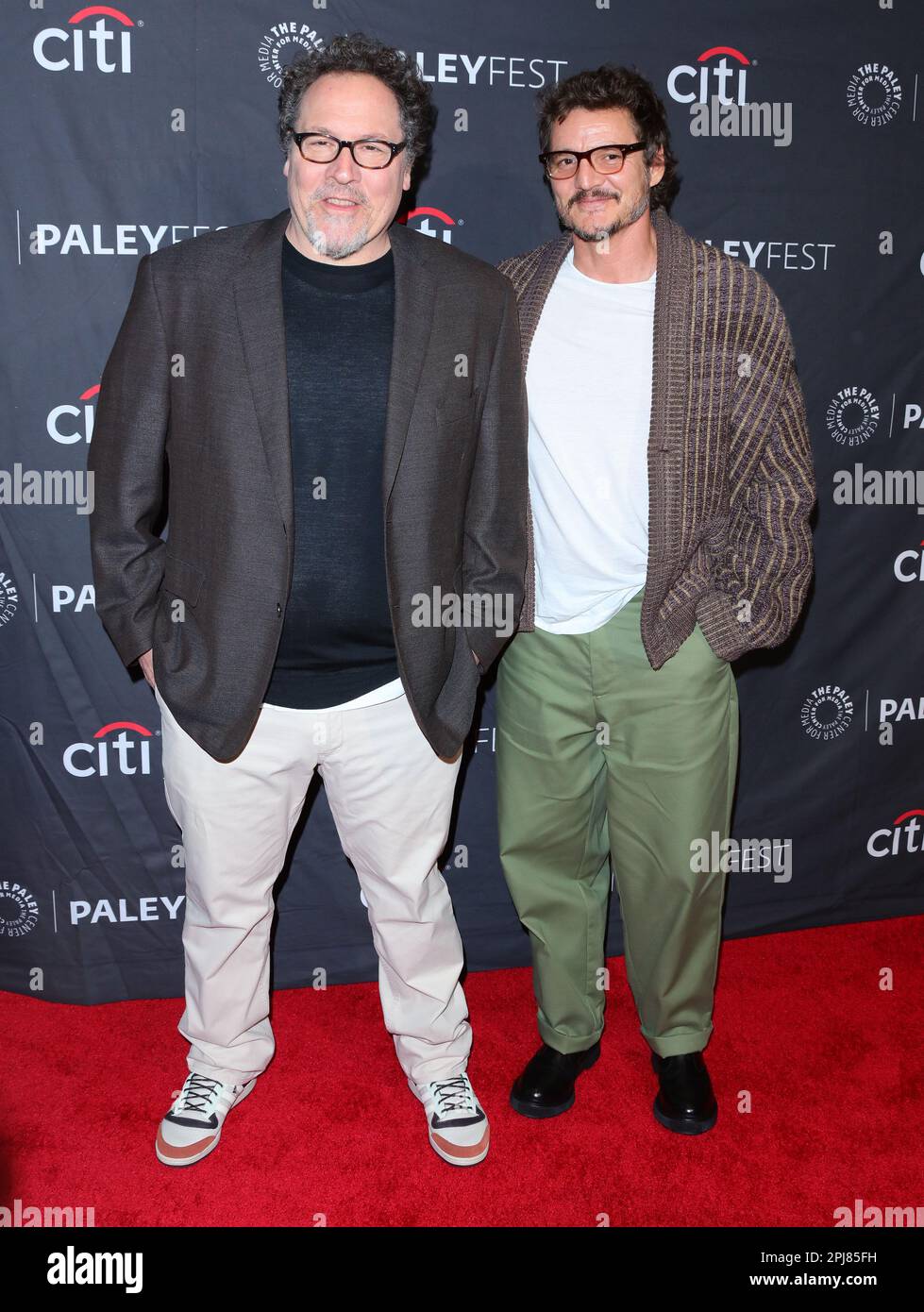 Hollywood, USA. 31st Mar, 2023. Jon Favreau, Pedro Pascal arrives at ...