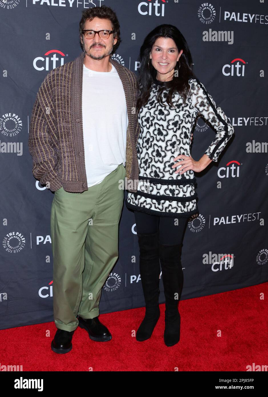 Hollywood, USA. 31st Mar, 2023. Pedro Pascal, Maureen Reidy arrives at PaleyFest 2023, The ...