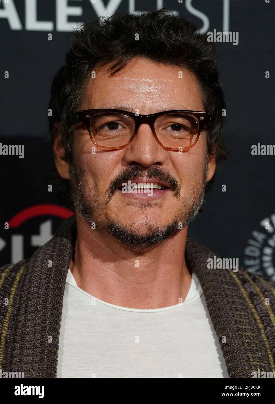 Pedro Pascal arrives at a screening of "The Mandalorian" during ...
