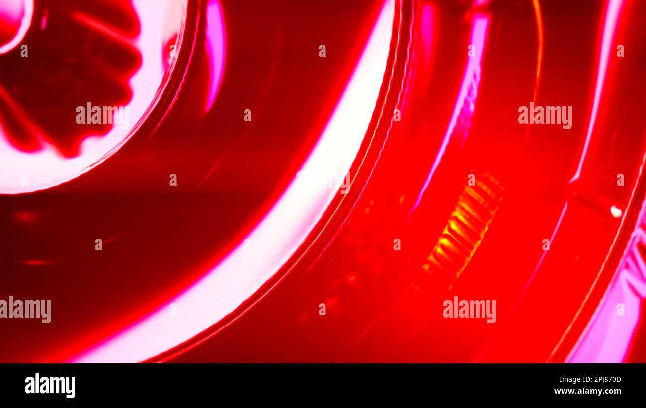 nice red helix spiral form fabric bg - abstract 3D illustration Stock ...