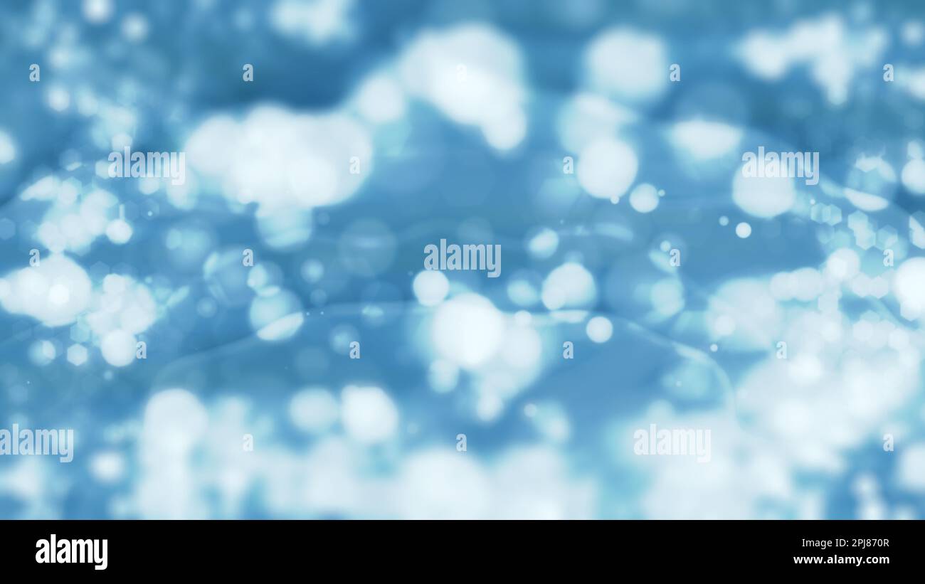 light blue silver scintillant soft forms with bokeh backdrop - abstract ...