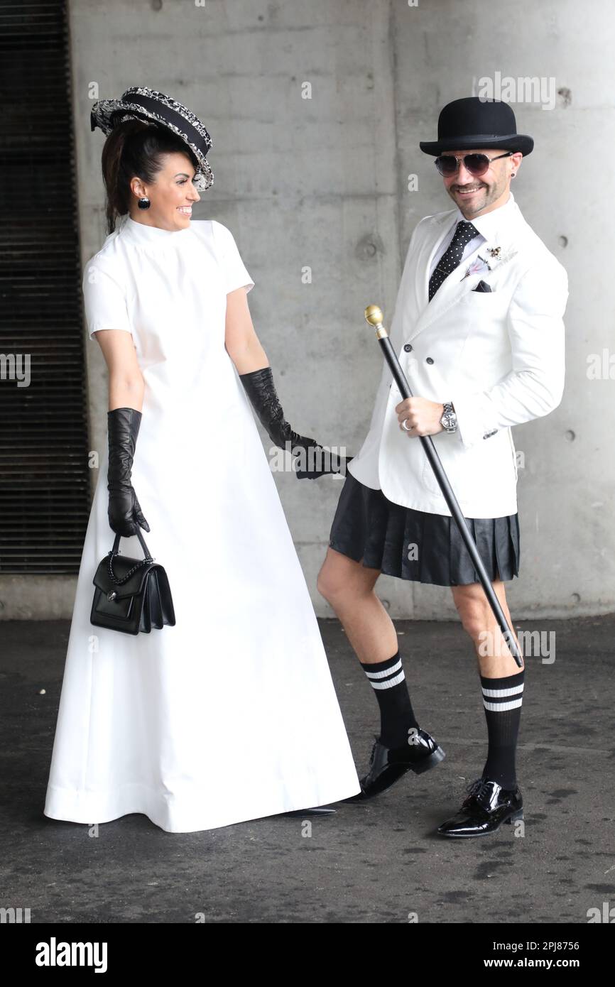 Sydney, Australia. 1st April 2023. Emma Scodellaro and Neil Carpenter ...