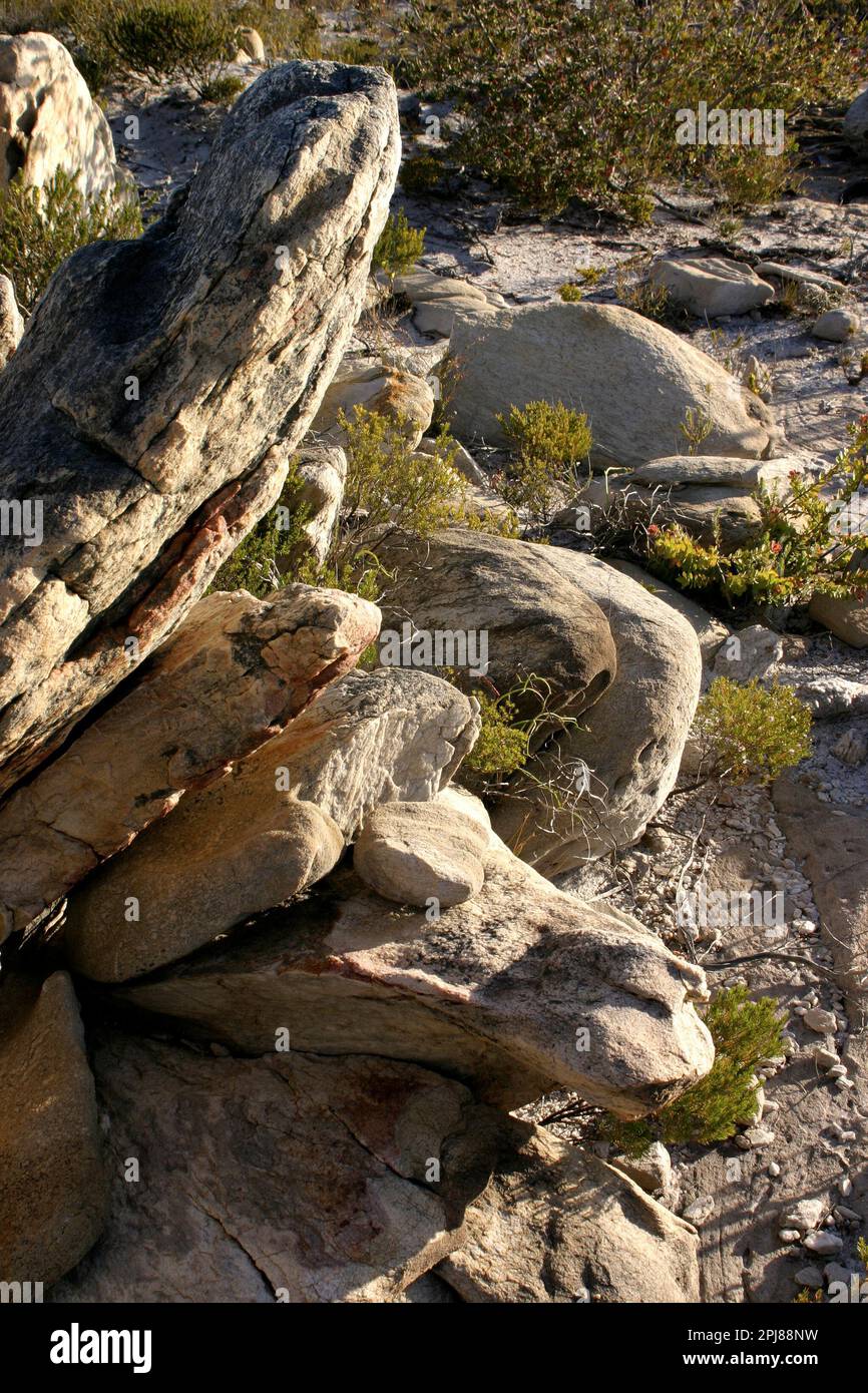 Granite rock formation landscape, Fitzgerald National Park, Southwest ...