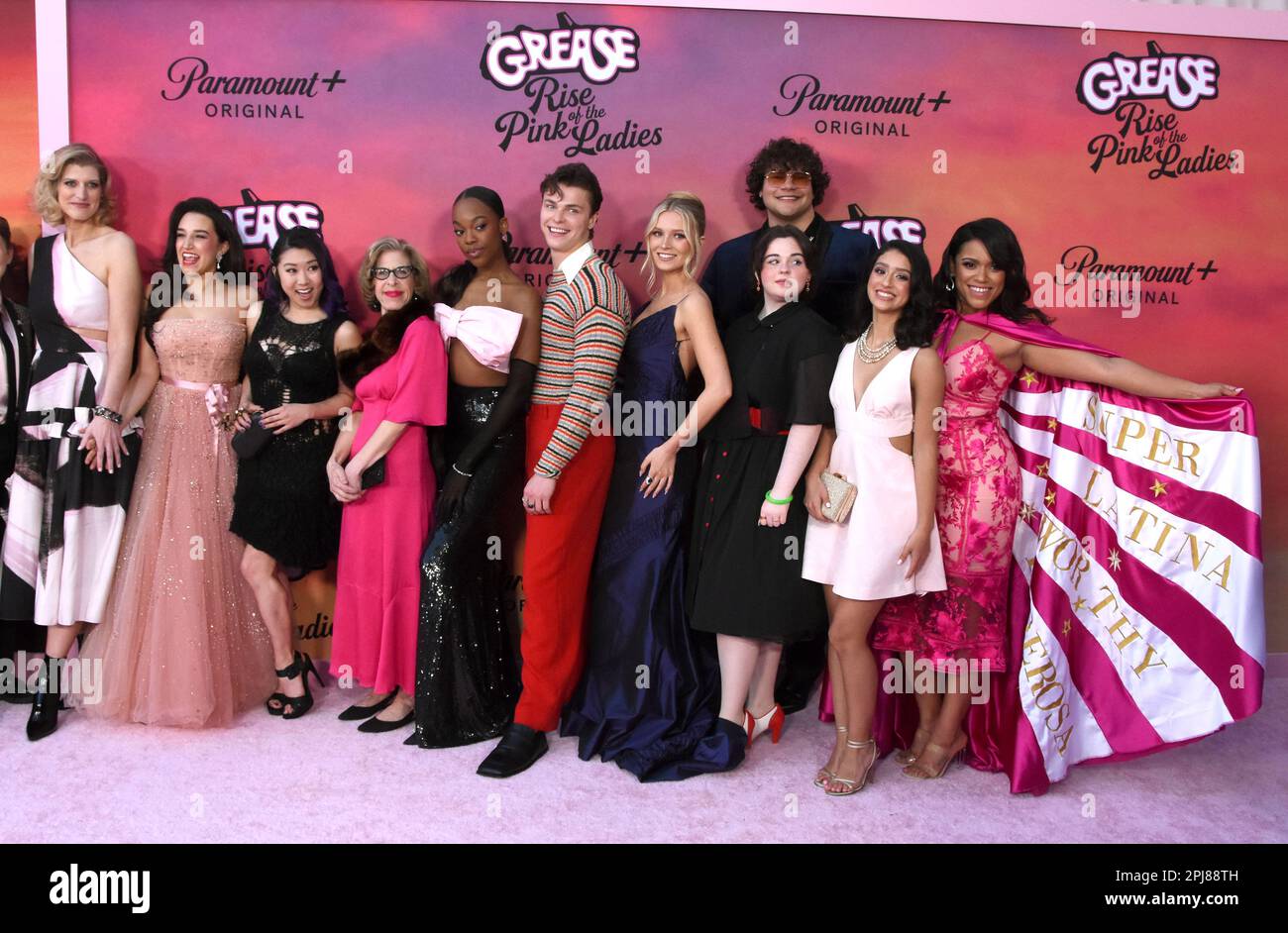 Los Angeles, California, USA 29th March 2023 (L-R) Annabel Oakes ...