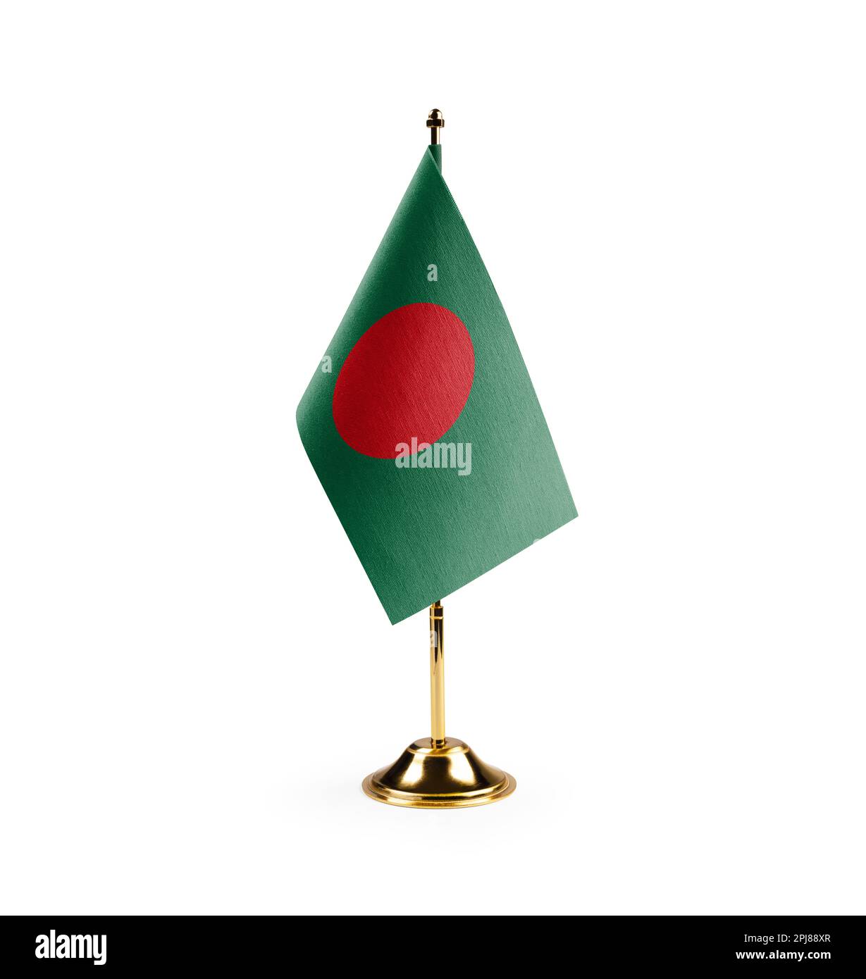 Small national flag of the Bangladesh on a white background Stock Photo ...