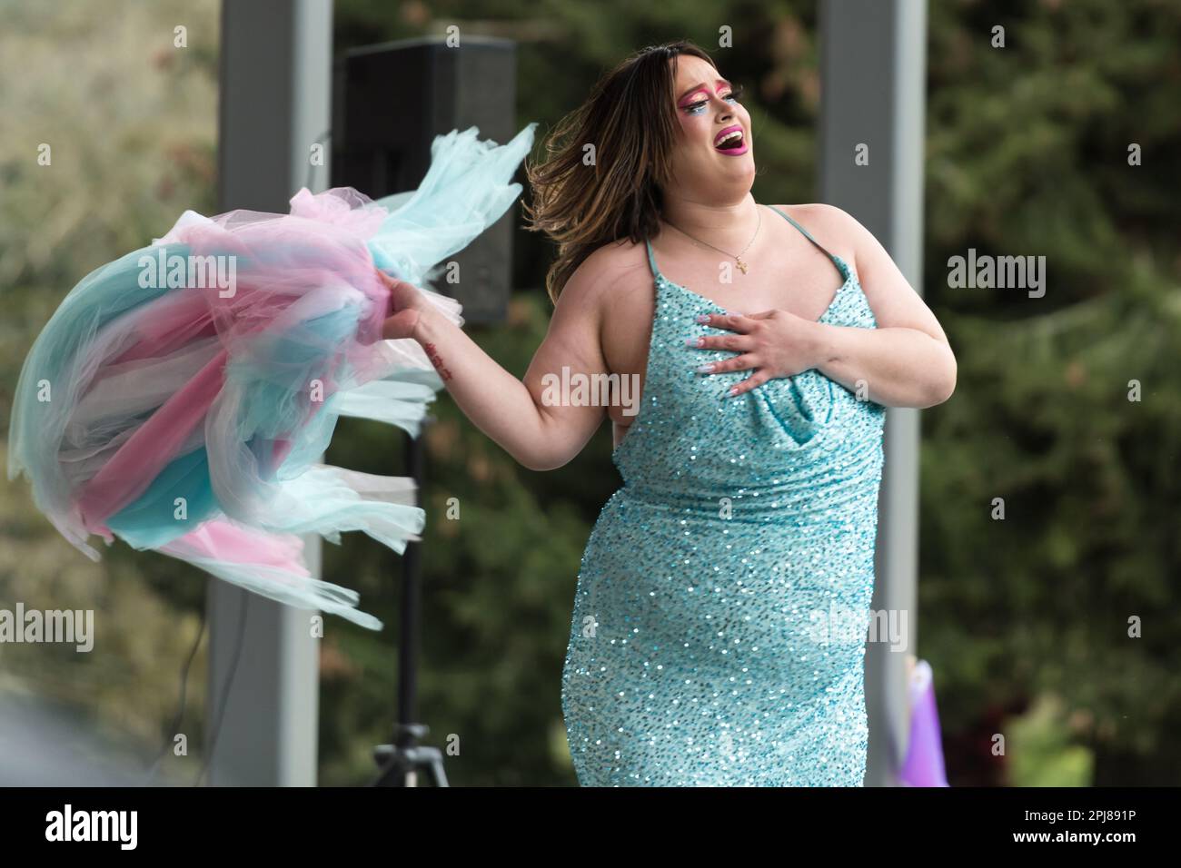 Seattle, USA. 31st Mar, 2023. International Transgender Day of ...