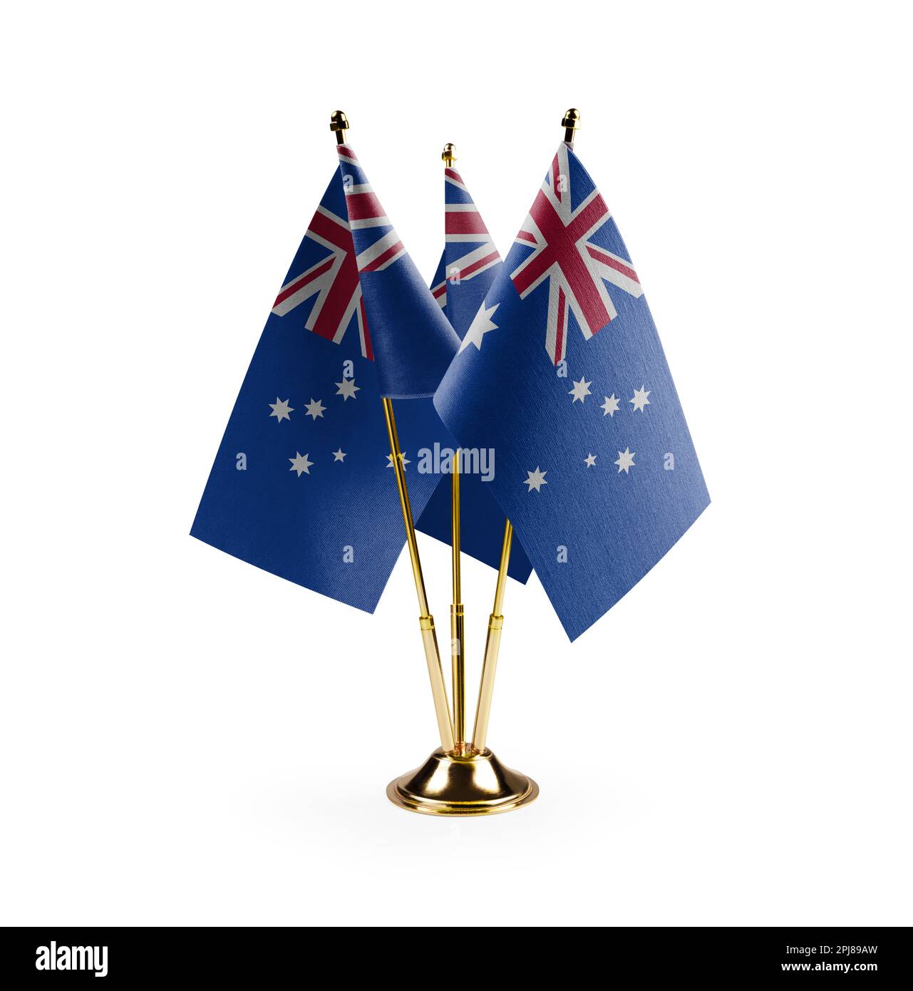 Small national flags of the Australia on a white background Stock Photo ...