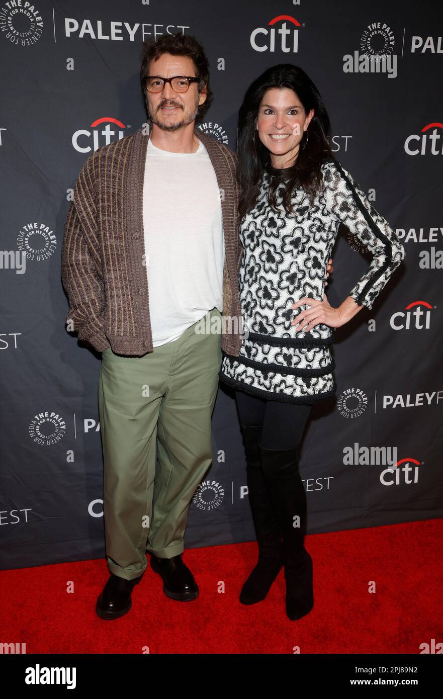 Hollywood, California, USA. 31st Mar, 2023. Pedro Pascal, Maureen J. Reidy. PaleyFest LA 2023 ...