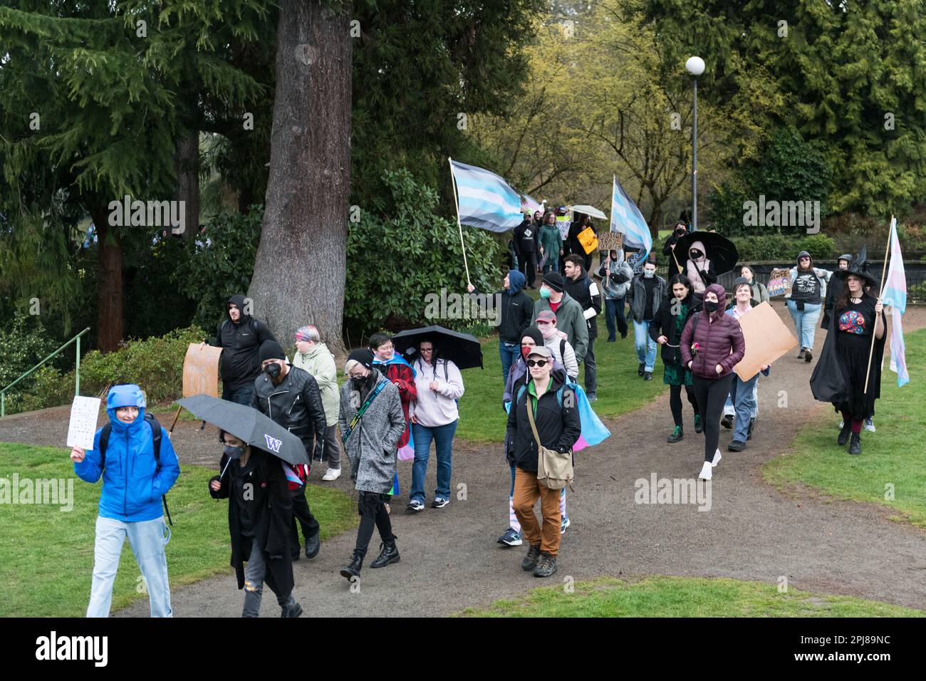 Seattle, USA. 31st Mar, 2023. International Transgender Day of ...