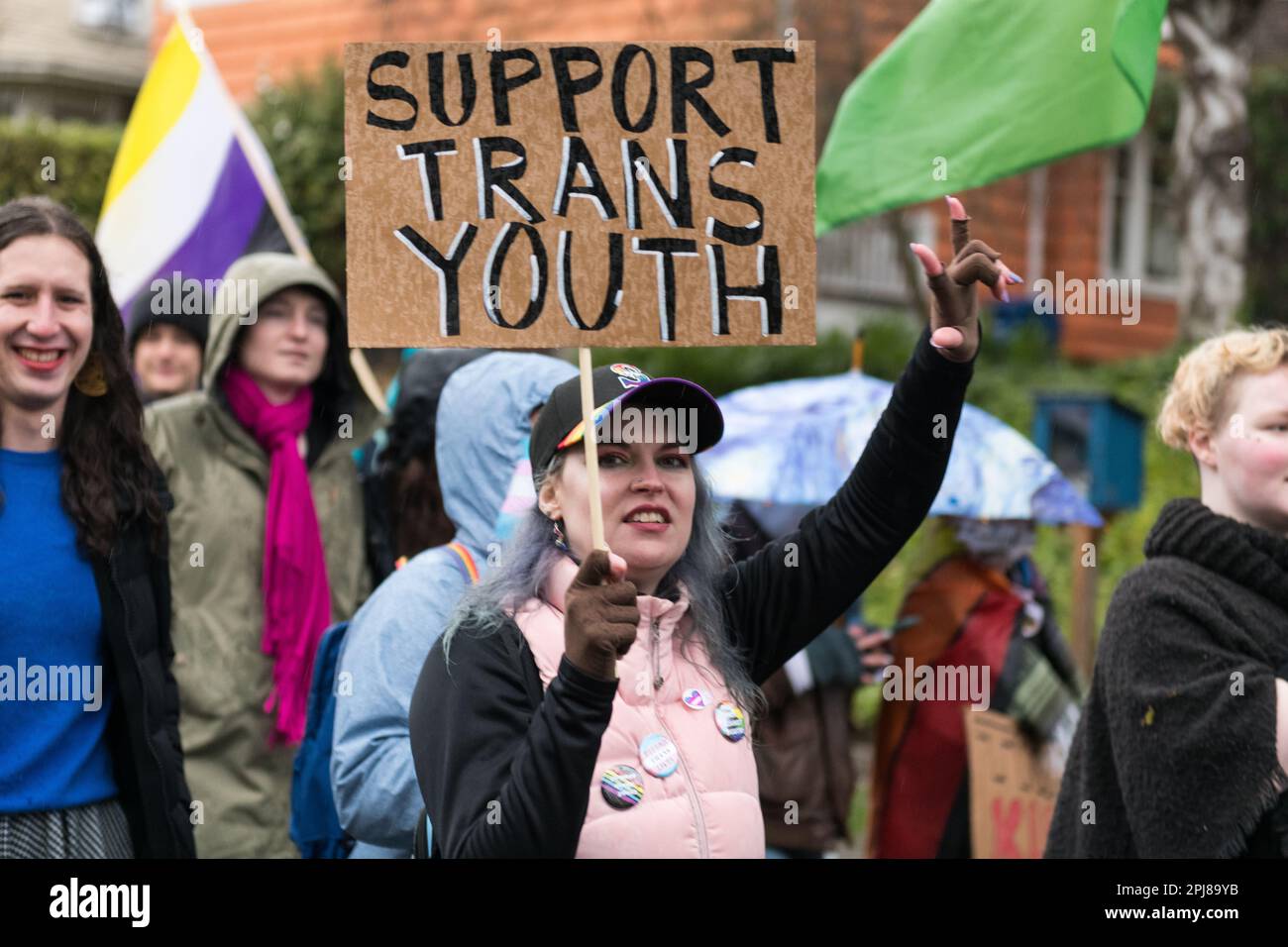 Seattle, USA. 31st Mar, 2023. International Transgender Day of ...