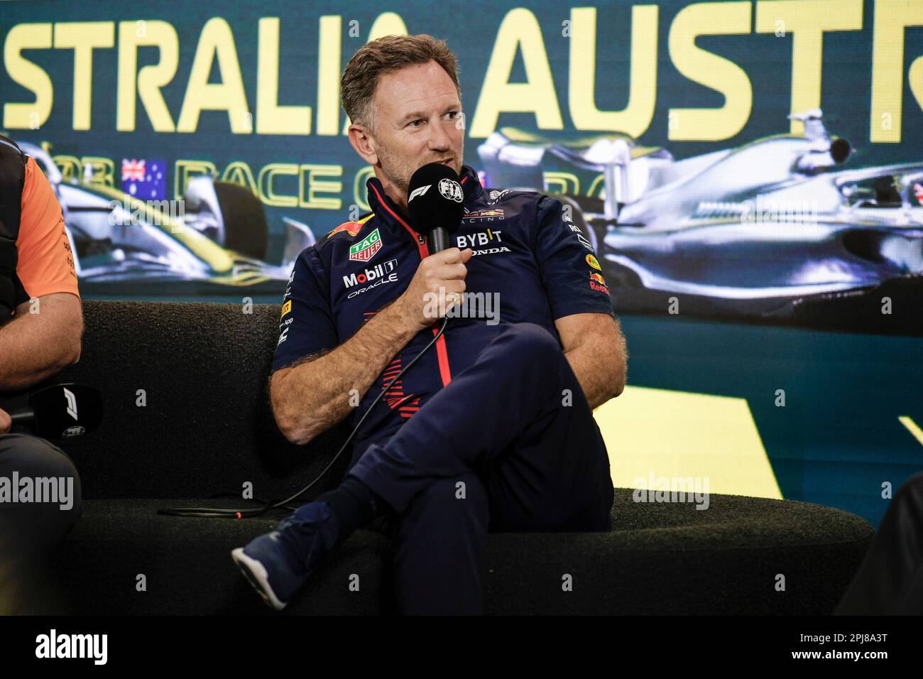 Melbourne, Australia. 31st Mar, 2023. Christian Horner (GBR, Oracle Red Bull Racing), F1 Grand ...