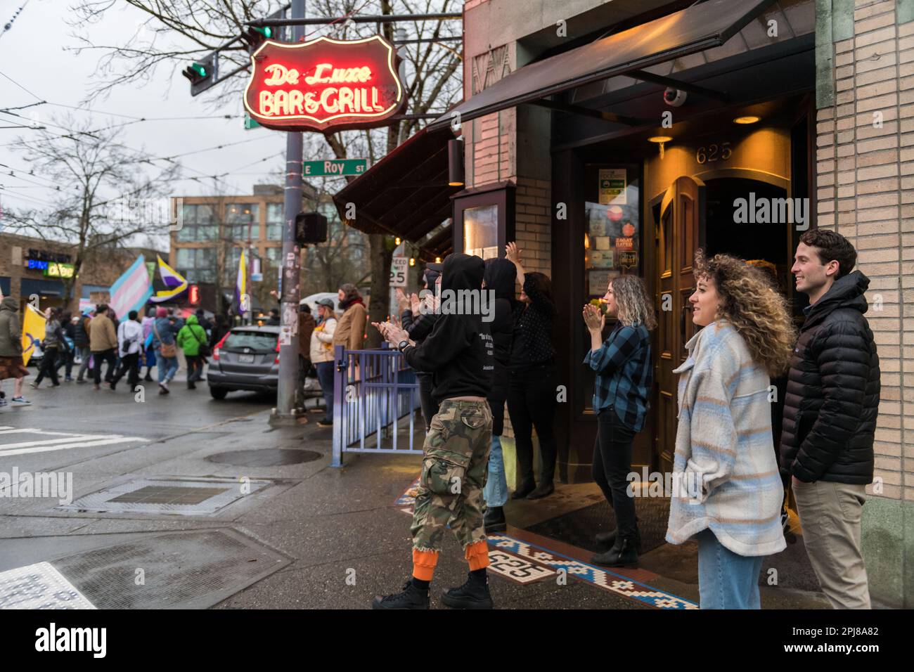 Seattle, USA. 31st Mar, 2023. International Transgender Day of ...