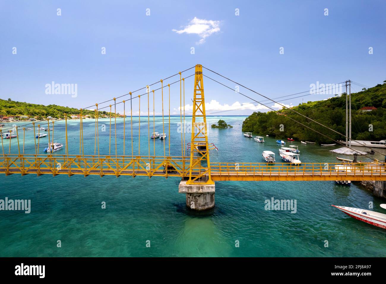 Yellow bridge bali hi-res stock photography and images - Alamy