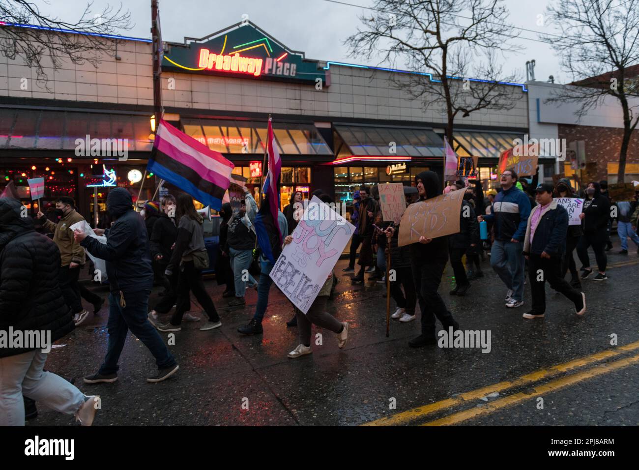 Seattle, USA. 31st Mar, 2023. International Transgender Day of ...