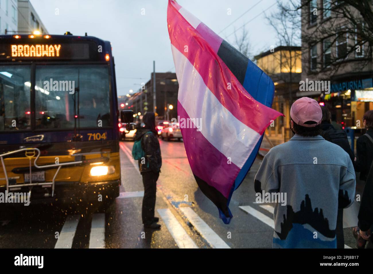 Seattle, USA. 31st Mar, 2023. International Transgender Day of ...