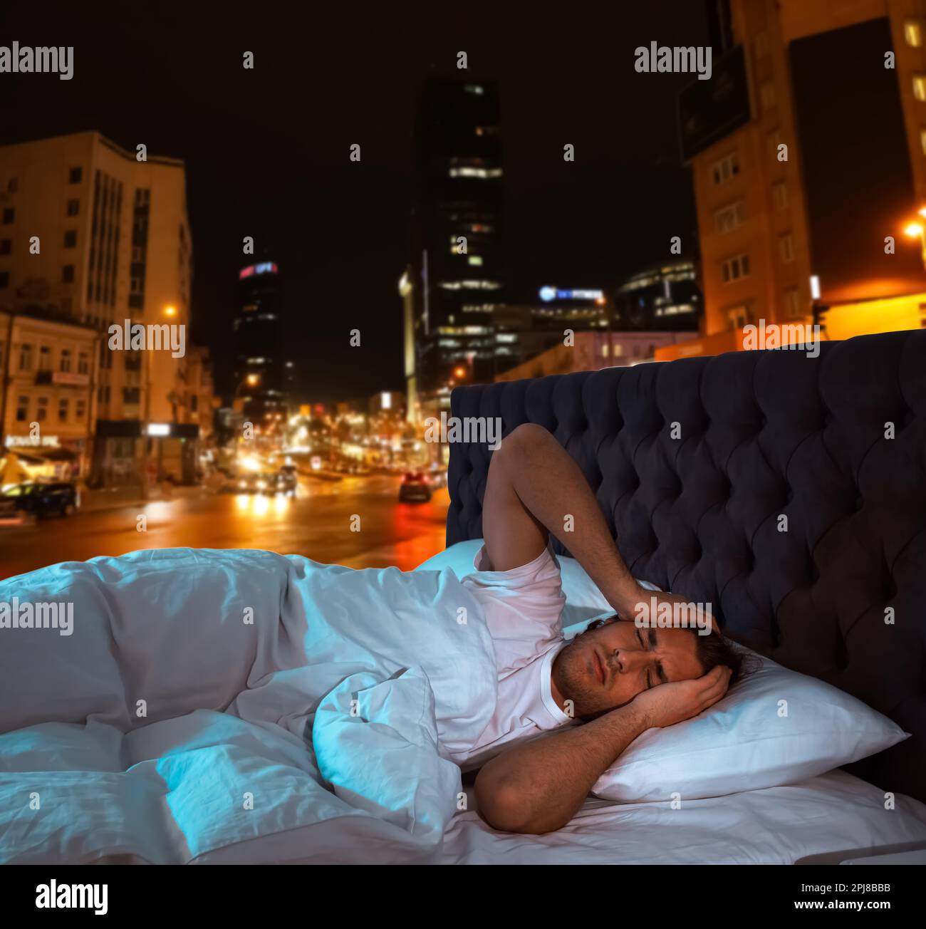 Sleep deprivation outdoors hi-res stock photography and images - Alamy