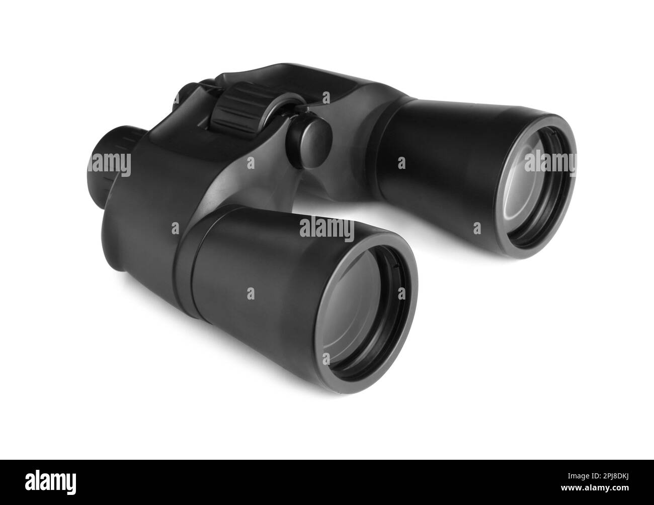 Modern binoculars isolated on white. Optical instrument Stock Photo - Alamy