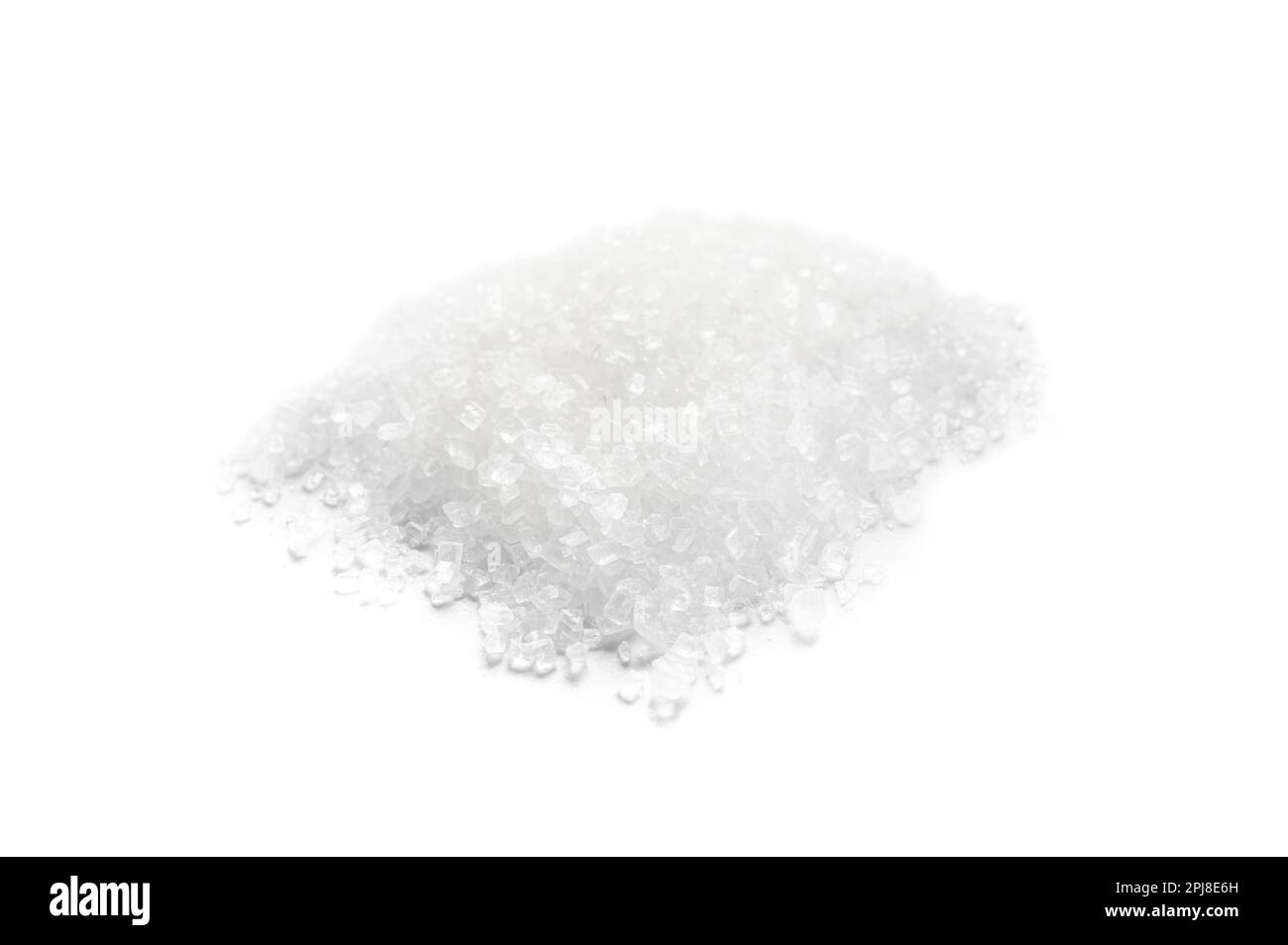Pile of granulated sugar isolated on white Stock Photo - Alamy