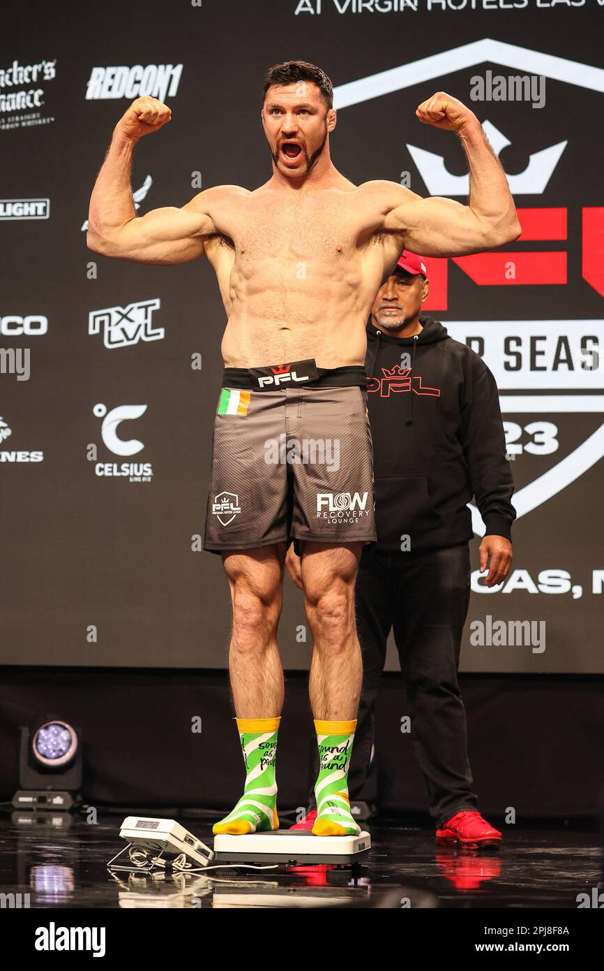 Las Vegas, NV, USA. 31st Mar, 2023. Light Heavyweight Will Fleury on ...