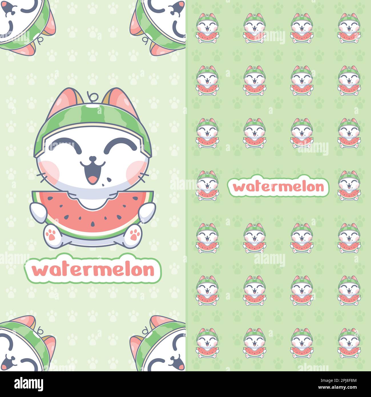 Cute cartoon doodle cats Stock Vector Images - Alamy