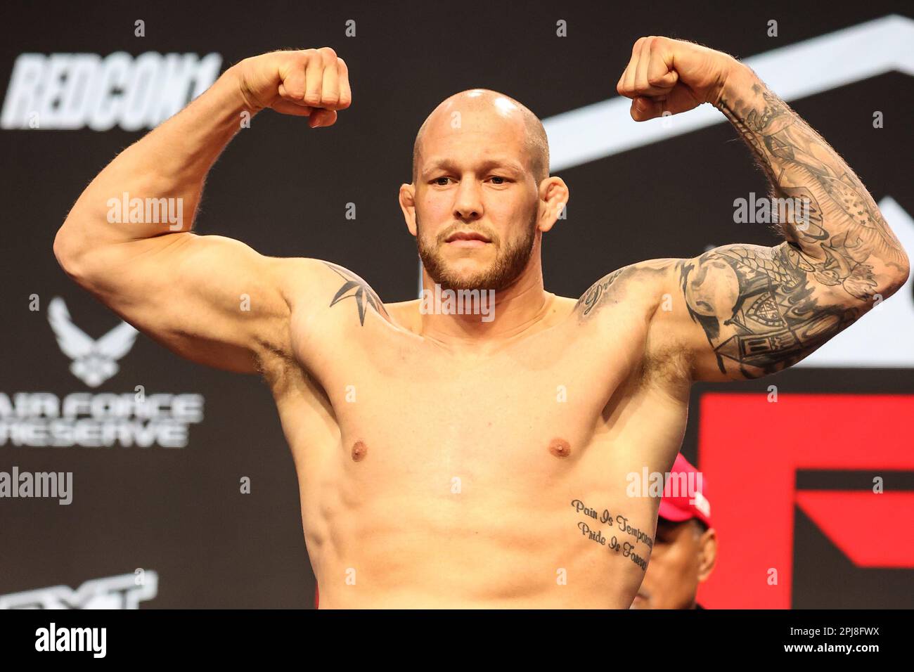 Las Vegas, NV, USA. 31st Mar, 2023. Light Heavyweight Marthin Hamlet on ...