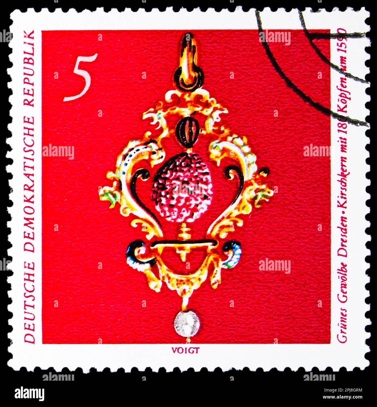 MOSCOW, RUSSIA - MARCH 25, 2023: Postage stamp printed in Germany shows ...