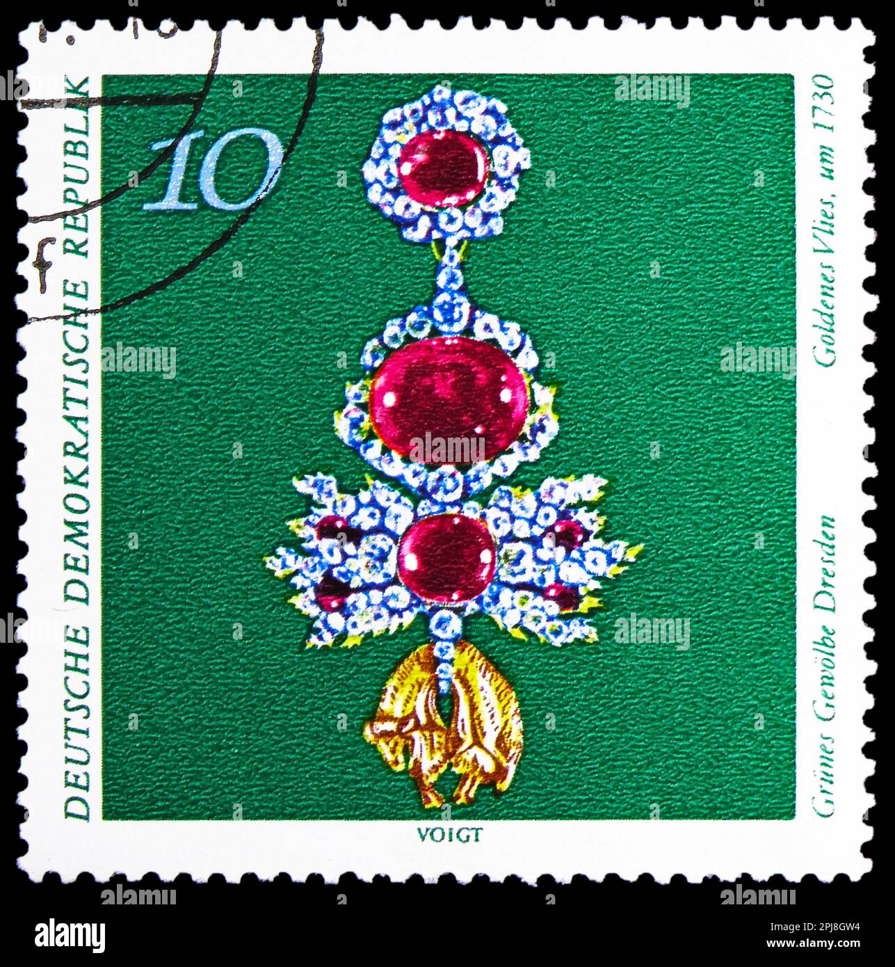 MOSCOW, RUSSIA - MARCH 25, 2023: Postage stamp printed in Germany shows ...