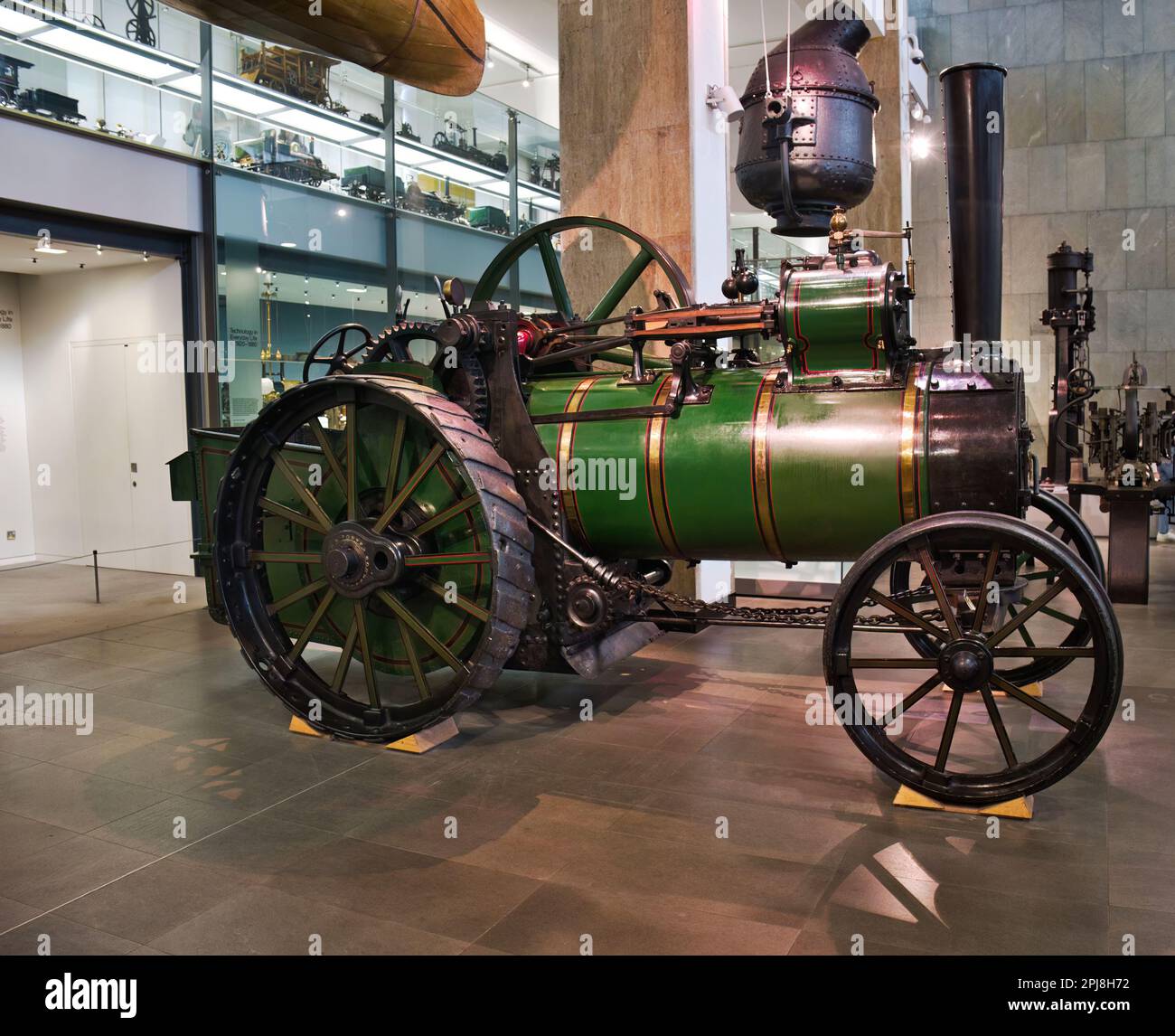 Traction Engine at the Science Museum London Stock Photo - Alamy