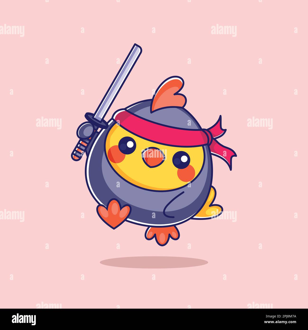 Chicken cartoon ninja hi-res stock photography and images - Alamy