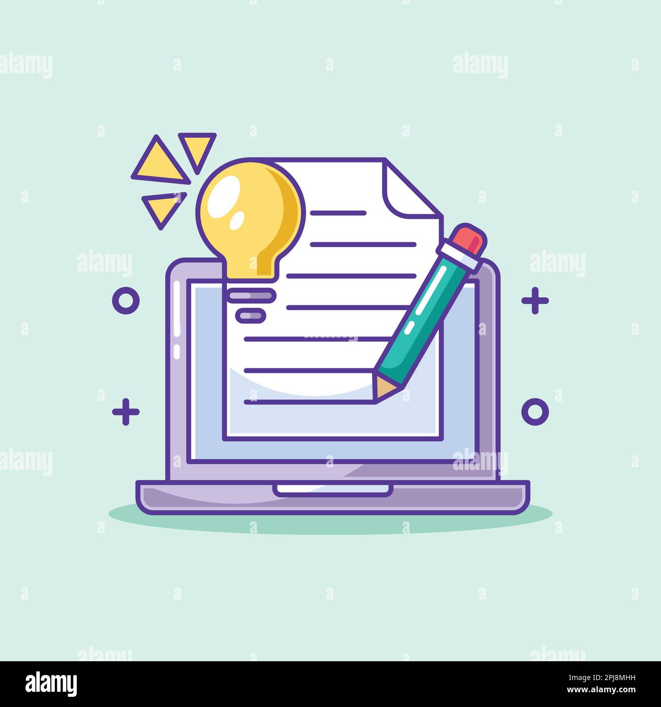 Workplace writing Stock Vector Images - Alamy
