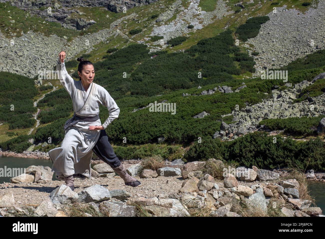 MICHELLE YEOH in MARCO POLO (2014), directed by JOHN FUSCO. Credit ...
