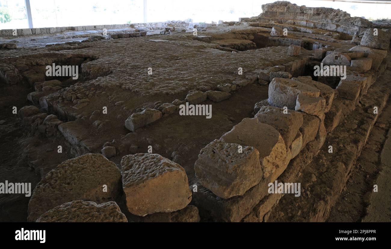 Soli Ruins, located in the city of Guzelyurt, Cyprus, is an ancient ...