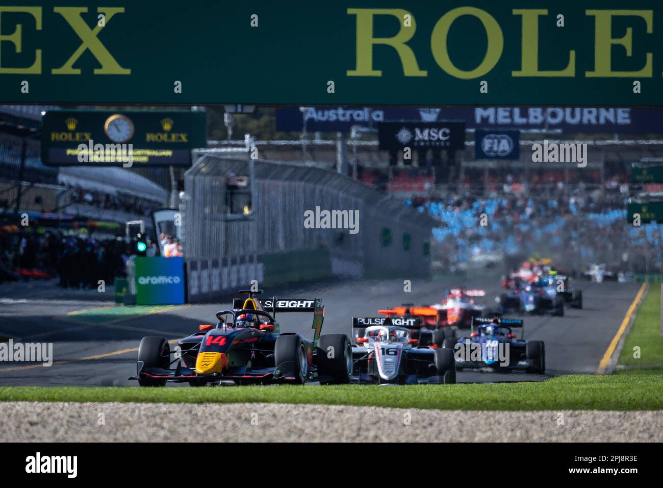 14 MONTOYA Sebastian (col), Hitech Pulse-Eight, Dallara F3, action ...