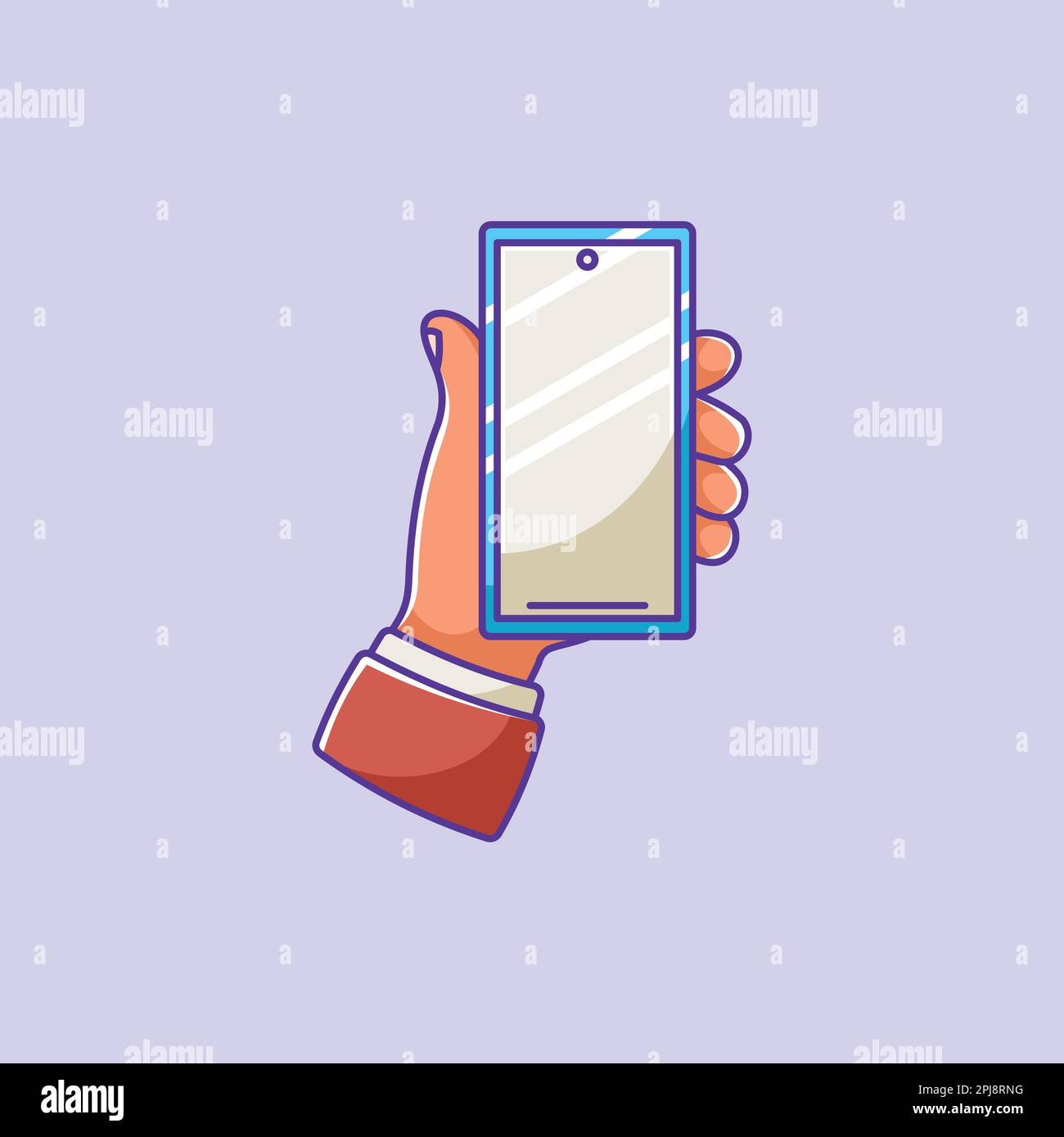 Human hand in rock Stock Vector Images - Alamy