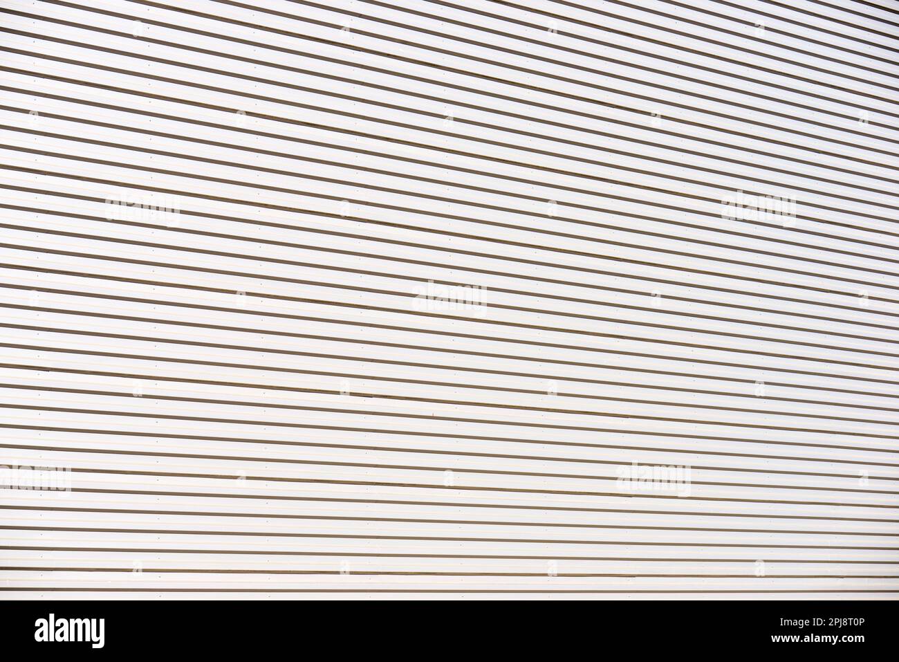 Close-up of the galvanized metal facade of a factory Stock Photo - Alamy